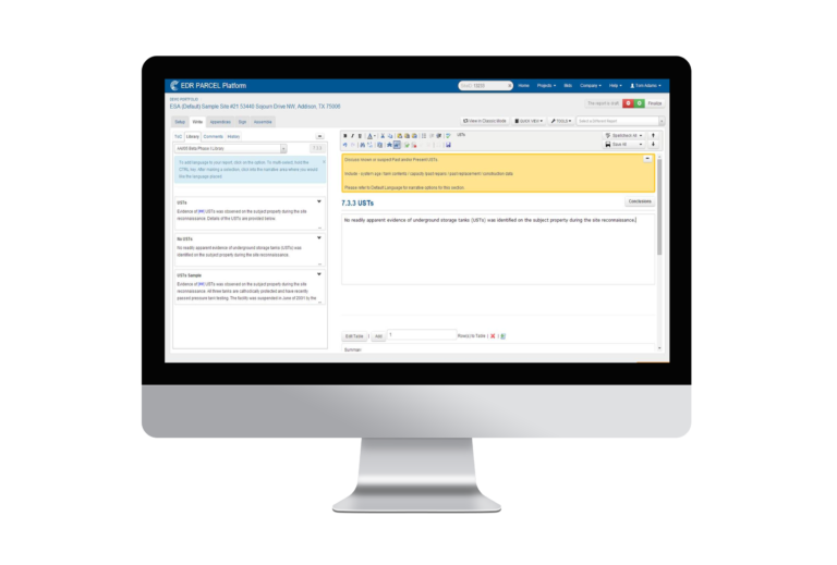 EDR® - Due Diligence & Historical Data Resources | LightBox